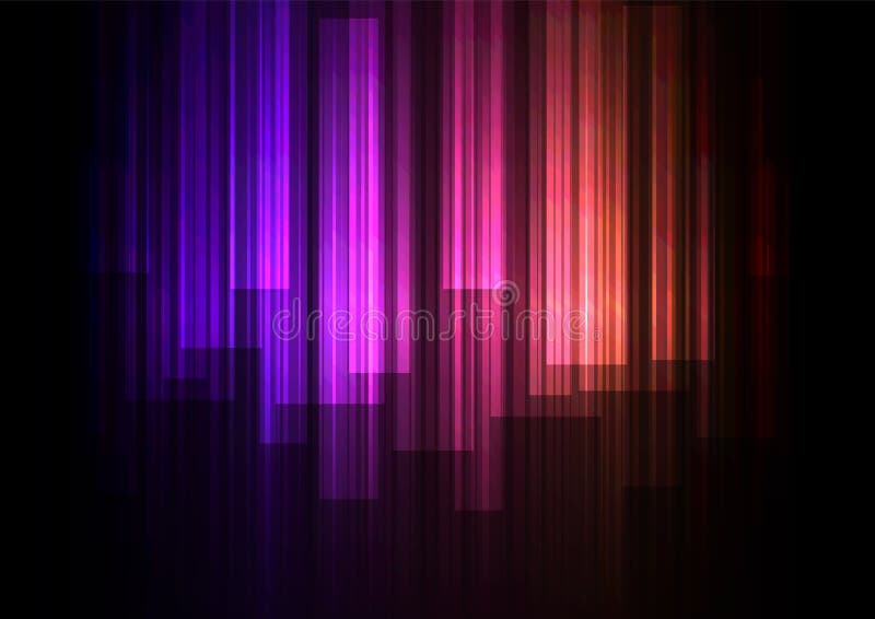 Fade Speed Bar Overlap in Dark Background Stock Vector - Illustration ...