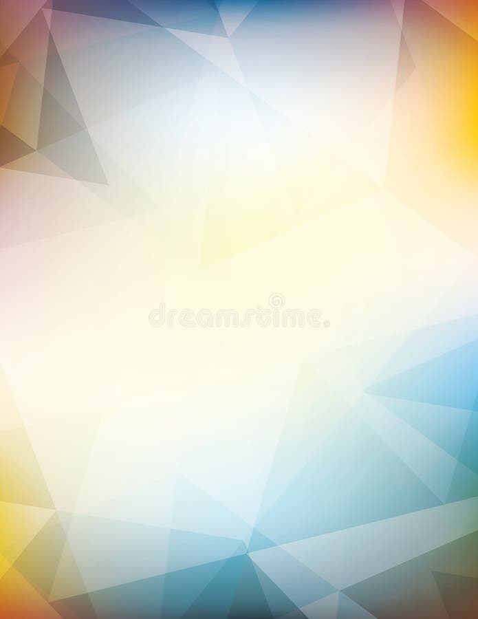 Faded Background with Transparent Triangles. Vector Graphic Pattern ...