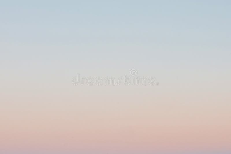 Faded Clear Sky at Evening Dusk. Pastel Colour Gradient Background ...
