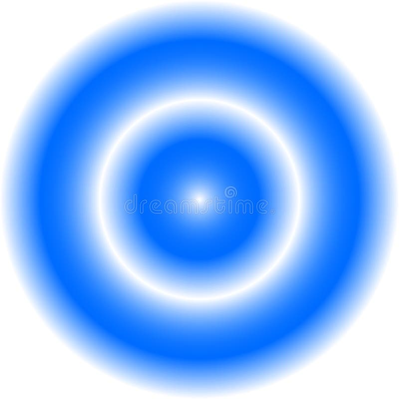 Faded Concentric Circles Radial Gradient Backdrop. Radial Circle Stock ...