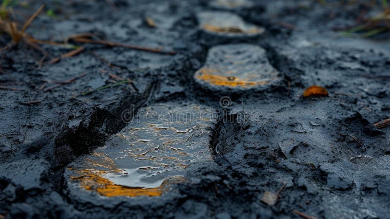Faded Footprints in Mud the Texture of Human Movement in the Wake of a ...