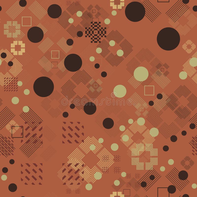 Faded Geometric Seamless Pattern Stock Vector - Illustration of ...