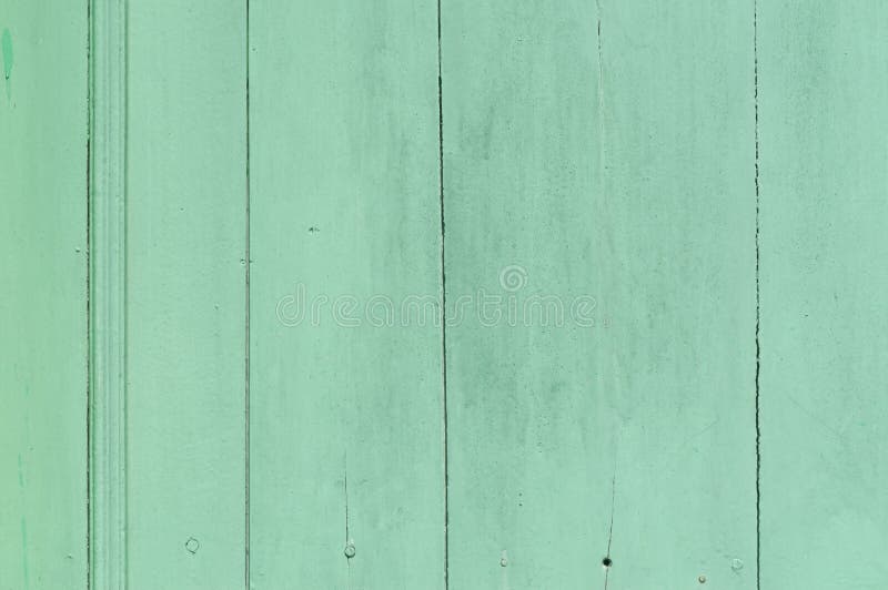 Faded Green or Blue Wooden Background with Some Cracked Spots and ...