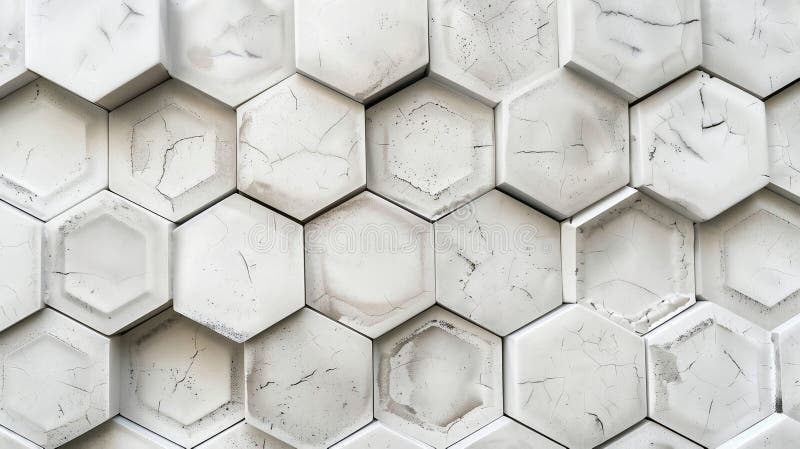 A Faded Honeycomb White Line Pattern with a Soft Appearance Stock Image ...