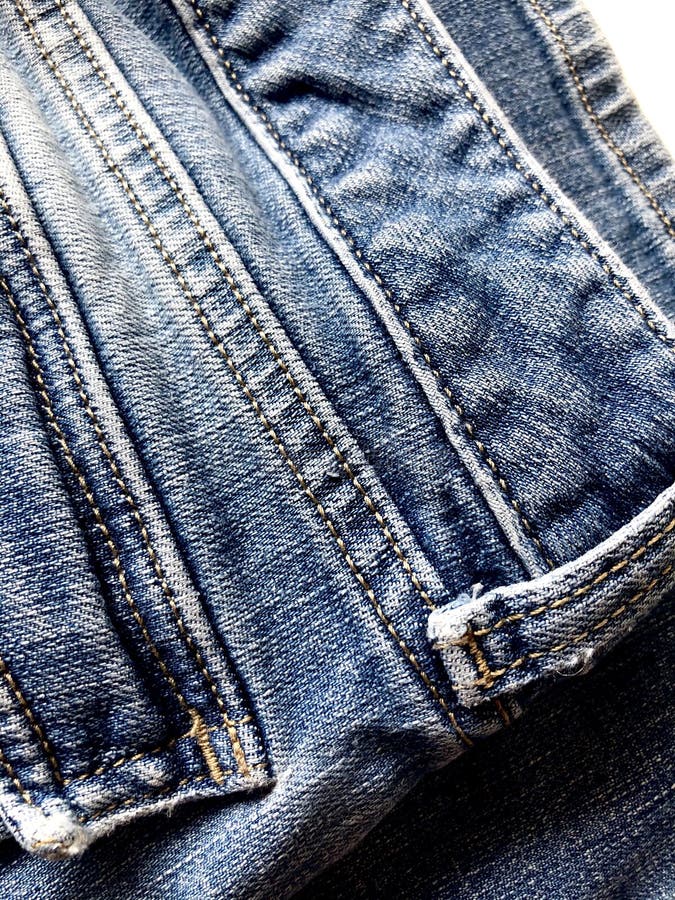 Faded Blue Jeans Stock Image Image Of Aged Jean Canvas 178844561
