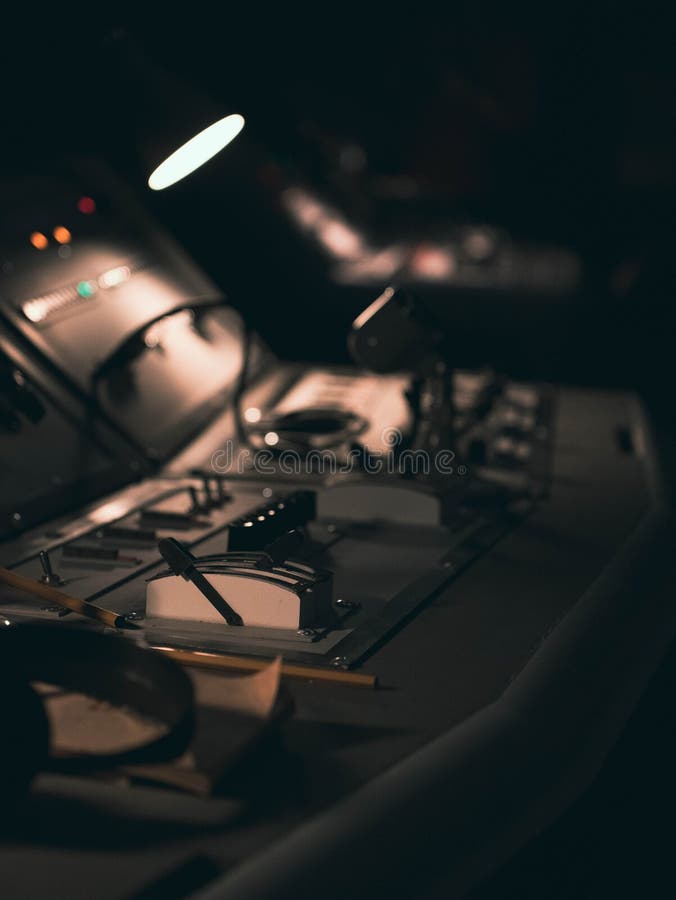 Nuclear Bomb Control Room in a Highly Classified Place Stock Image ...