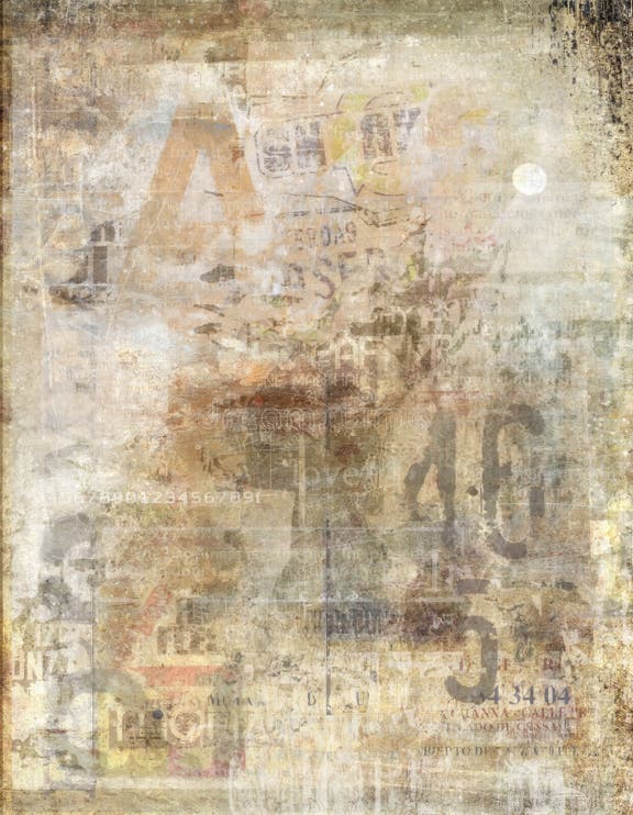 Faded newspaper background stock illustration. Illustration of grunge ...