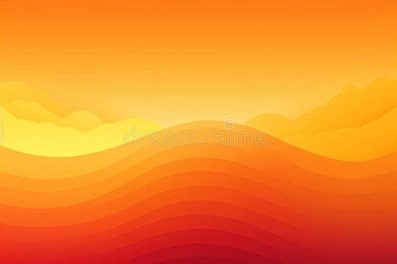 Orange and Yellow Stripes Gradient Background Illustration Stock ...