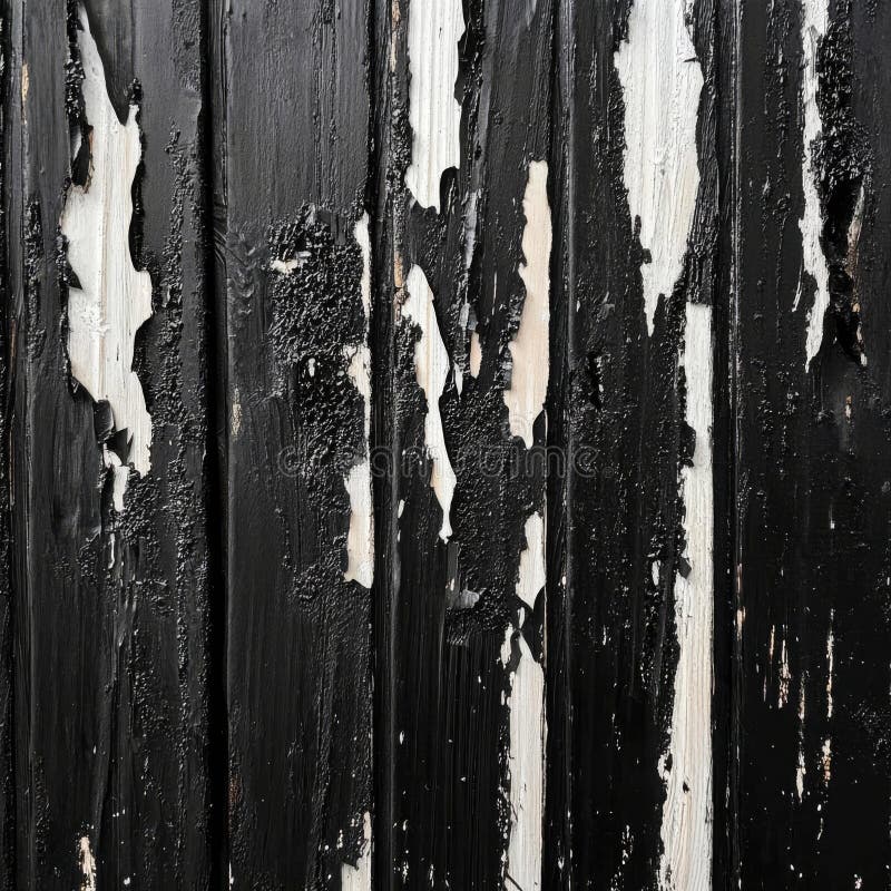 Faded Paint and Scratch Marks Adorn a Weathered Wooden Surface Texture ...