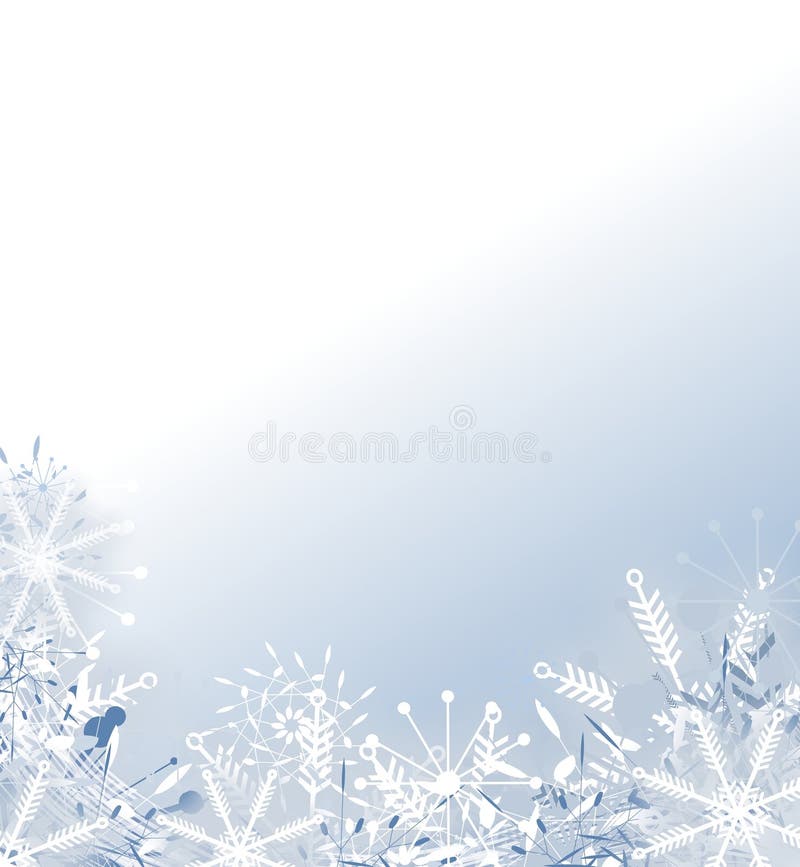 Blue Snowflake Background stock illustration. Illustration of ...