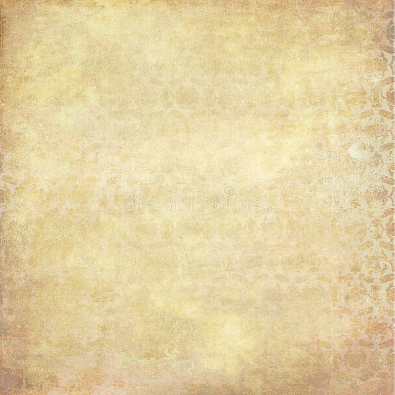 Faded Yellow Brown Baroque Background Stock Photo - Image of colorful ...