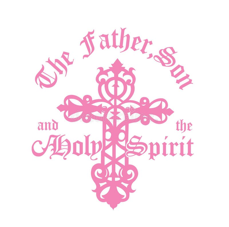 Fadern, Sonen & Den Heliga Anden Stock Illustrationer - Illustration av ...