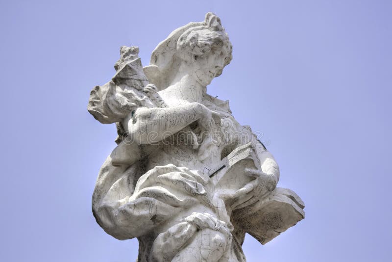 Fading Angel, Santa Maria Zobenigo Stock Photo - Image of italy, marble ...