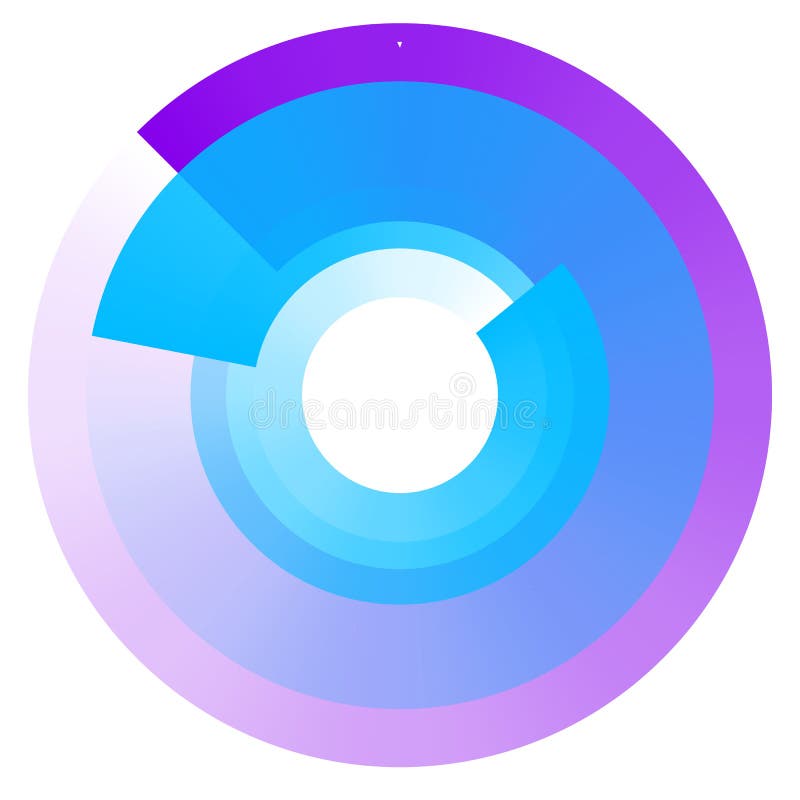 Fading overlapping circles stock illustration. Illustration of random ...