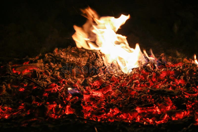Fading flame stock photo. Image of dark, ember, flame - 61943966