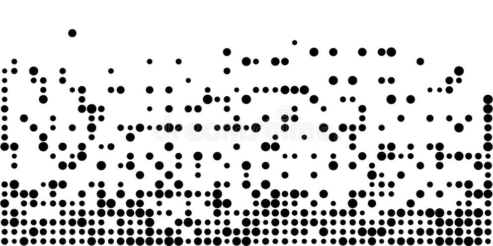 Digital Cube Disintegration Technology Background Stock Illustrations ...