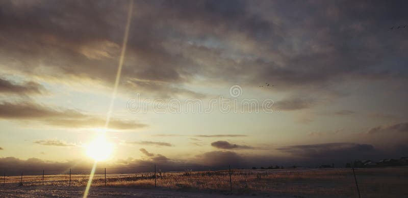 Fading Light Sea View - Benidor Island Costa Blanca Stock Photo - Image ...
