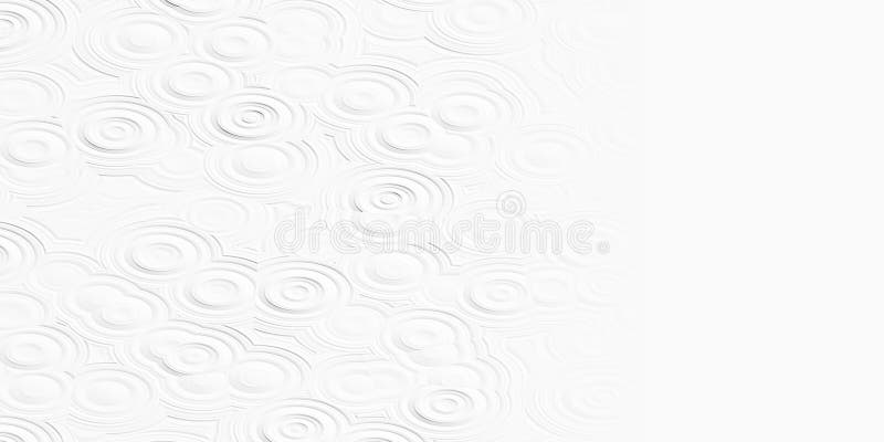 Fading Out Random Placed White Wave Circles Background Wallpaper Banner ...