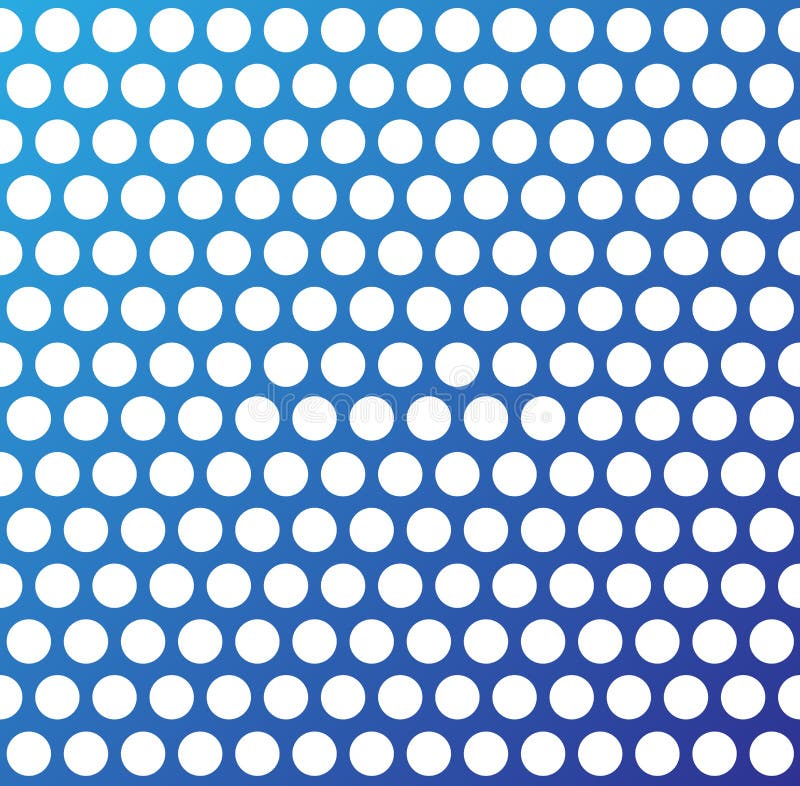 Blue Fading Uniform Polka Dot Pattern, Vector Illustration Stock Vector ...