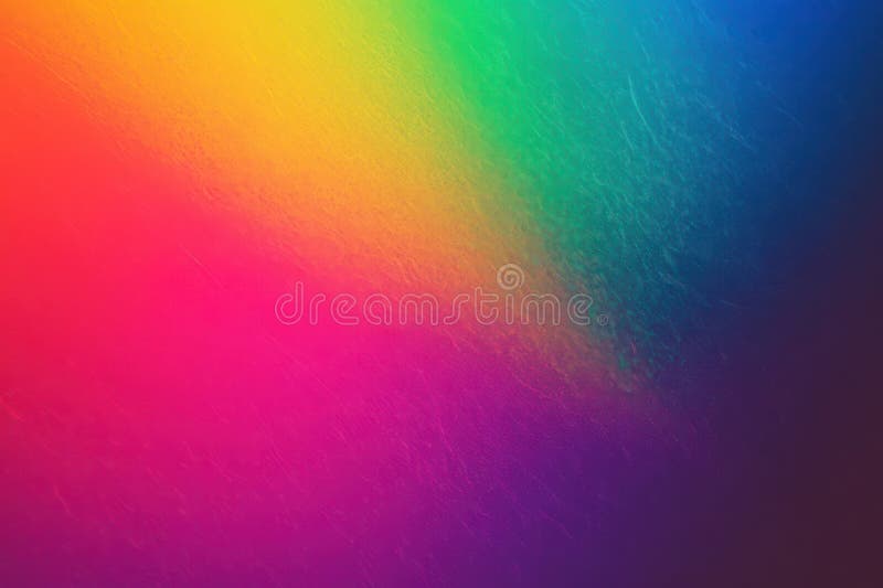 Fading Rainbow Gradient into Black with Texture Stock Illustration - Illustration of generated ...