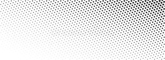 Fading Triangle Halftone Texture Gradient. Black and White Abstract ...