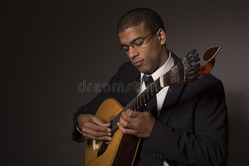 Fado musician stock image. Image of enjoyment, entertainment - 74644203