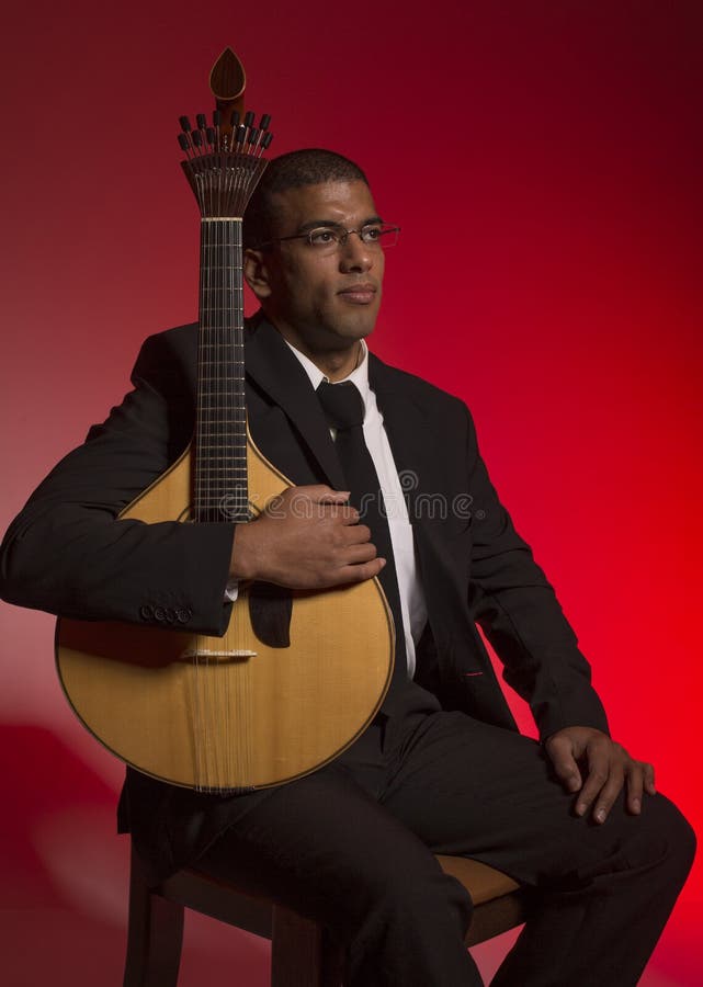 Fado musician stock image. Image of enjoyment, entertainment - 74644203