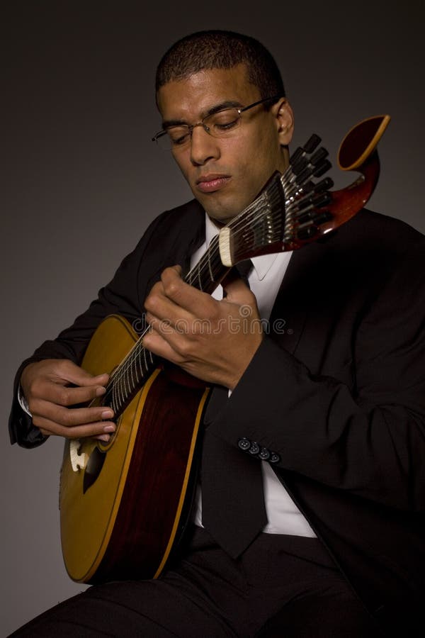 Fado musician stock image. Image of enjoyment, entertainment - 74644203