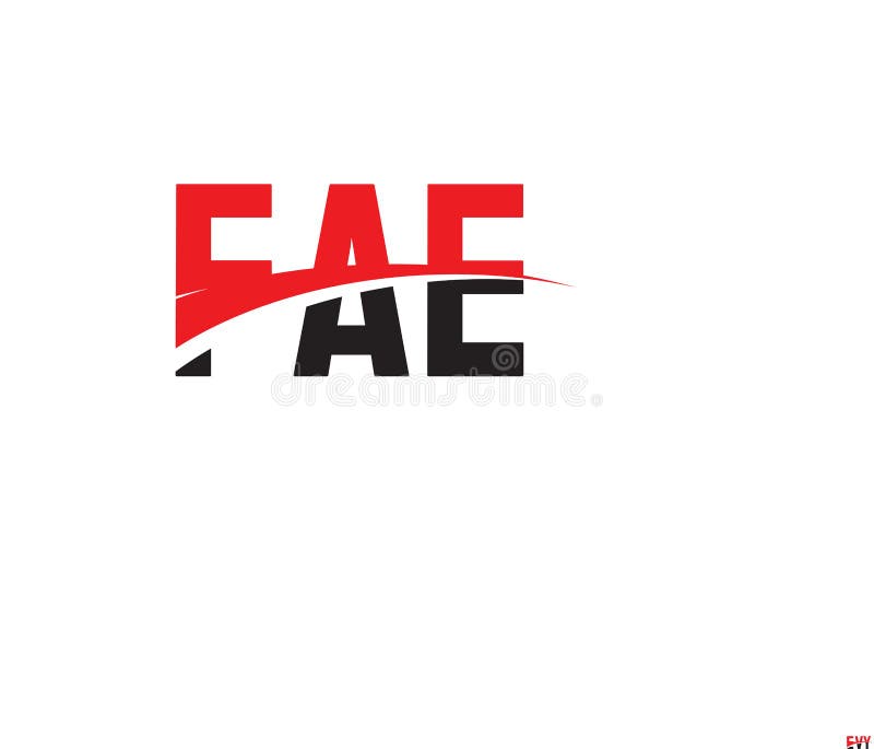 FAE Letter Initial Logo Design Vector Illustration Stock Vector ...