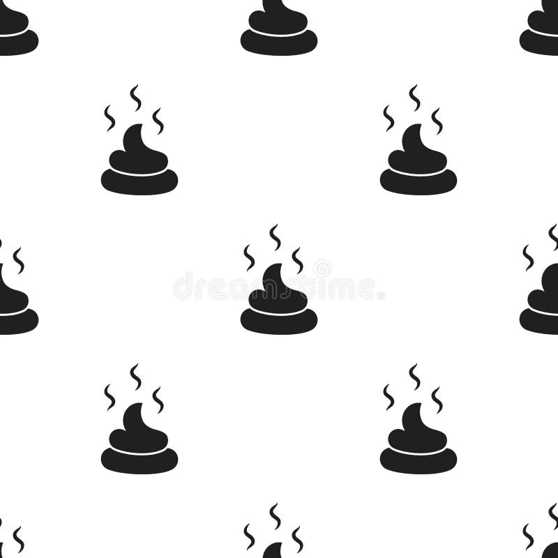 Faeces Vector Icon in Black Style for Web Stock Vector - Illustration ...