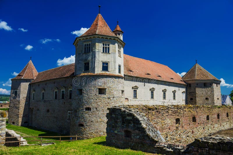 Fagaras Fortress stock photo. Image of history, beautiful - 49592154
