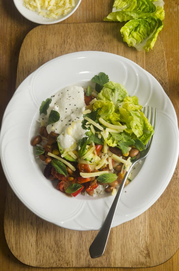 Fagioli Messicani Dei Peperoncini Rossi Immagine Stock - Immagine di ...