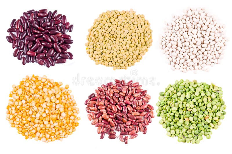 Fagioli, Piselli E Lenticchie Fotografia Stock - Immagine di estratto ...