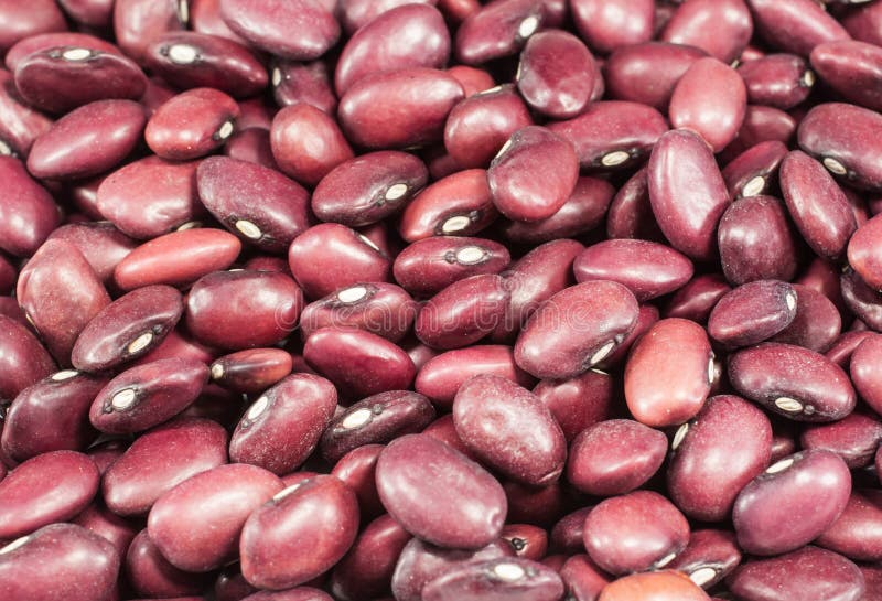 Primo Piano Di Fagioli Rossi Fotografia Stock - Immagine di rosso ...