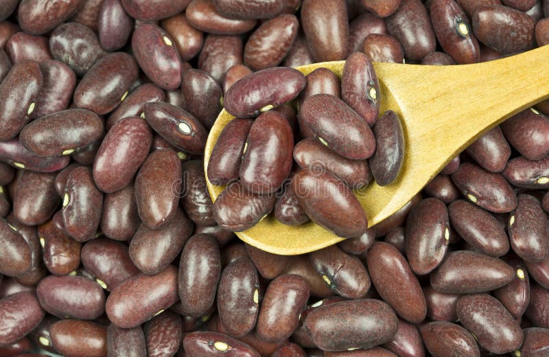 Fagioli Rossi Per Priorità Bassa Immagine Stock - Immagine di macro ...