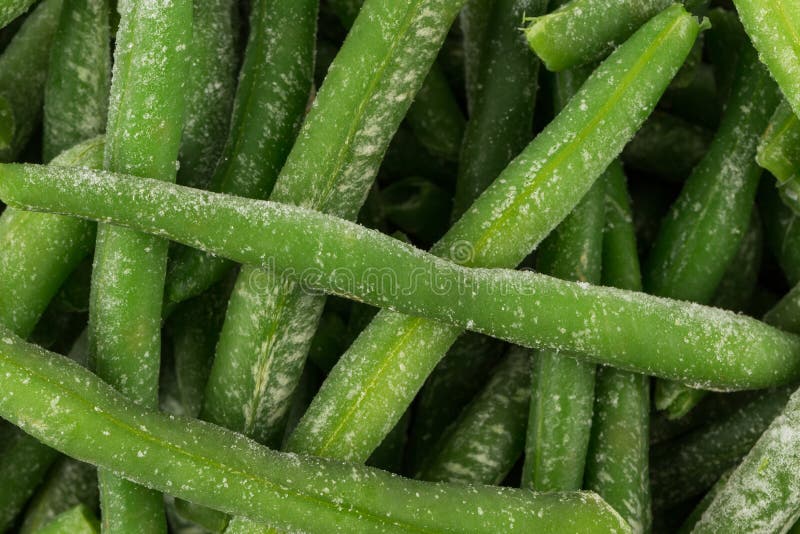 Fagiolini Congelati Del Taglio Di Verdure Fotografia Stock - Immagine ...