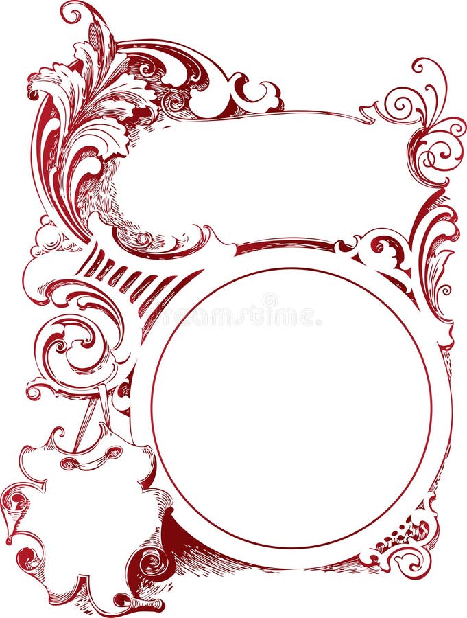 Fahnen-und Rahmen-Zeichen vektor abbildung. Illustration von ecke ...