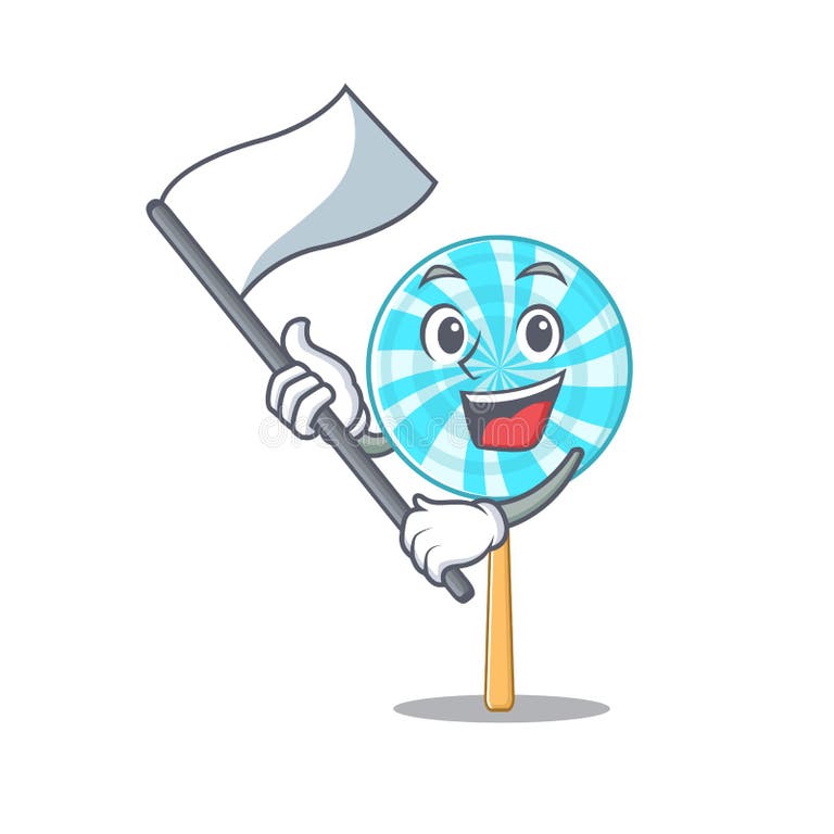 Fahnenlollipop in Einen Masketballkorb Bringen Vektor Abbildung ...