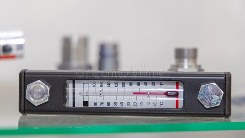 Fahrenheit Celsius Temperature Scale Stock Image - Image of dual ...