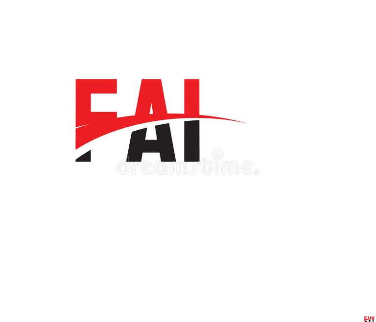 FAI Letter Initial Logo Design Vector Illustration Stock Vector ...