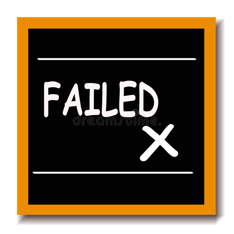 Failed Exam Stock Illustrations – 373 Failed Exam Stock Illustrations ...