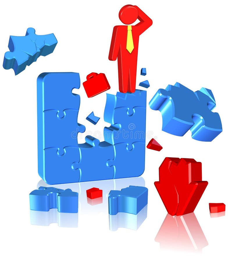 Fail Businessman stock illustration. Illustration of negativity - 24540569