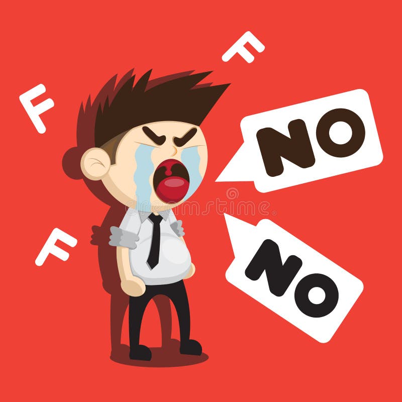 Fail An Exam Abstract Cartoon Stock Vector - Illustration of cloud ...