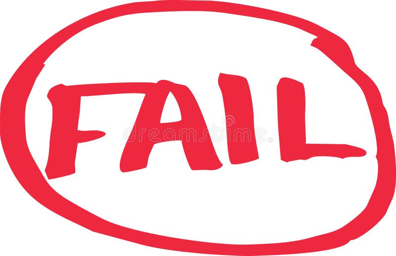 Fail Exam Grade stock vector. Illustration of exam, performance - 94034228 Fail Exam Grade stock vector. Illustration of exam, performance - 94034228