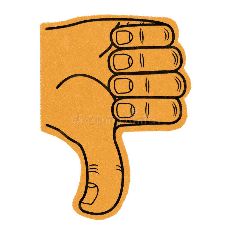 Fail foam hand stock illustration. Illustration of portrait - 197138244