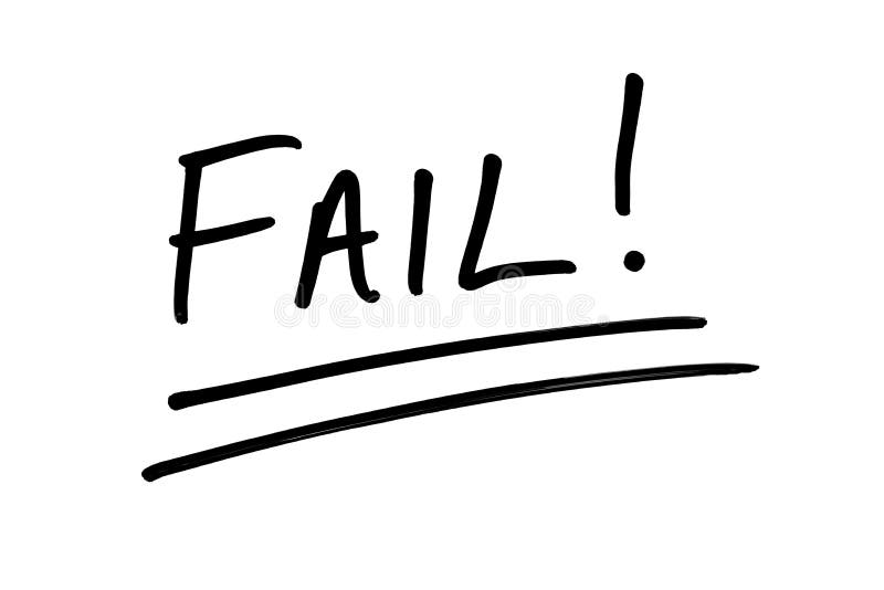 FAIL stock photo. Image of misjudge, fail, memo, flop - 171058134