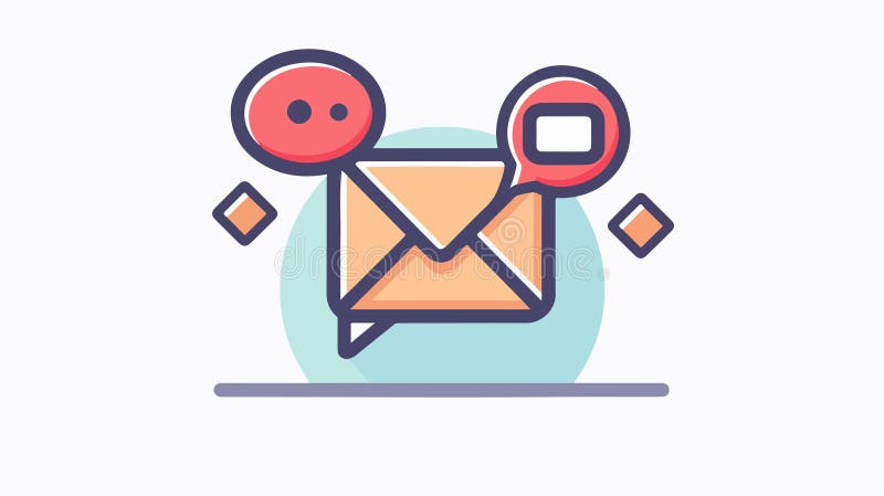 Professional Fail Message Icon for Communication Concepts Stock Vector ...