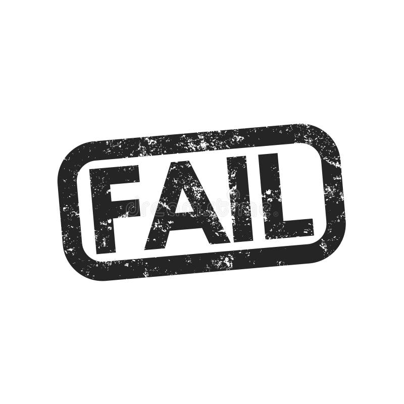 Fail Stamp Vector