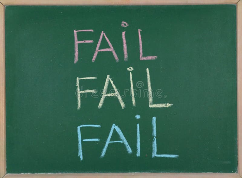 Fail sign. stock image. Image of apple, abstract, allegation - 209984931