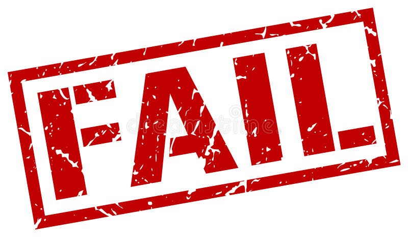 Fail stamp stock vector. Illustration of badge, label - 122003530